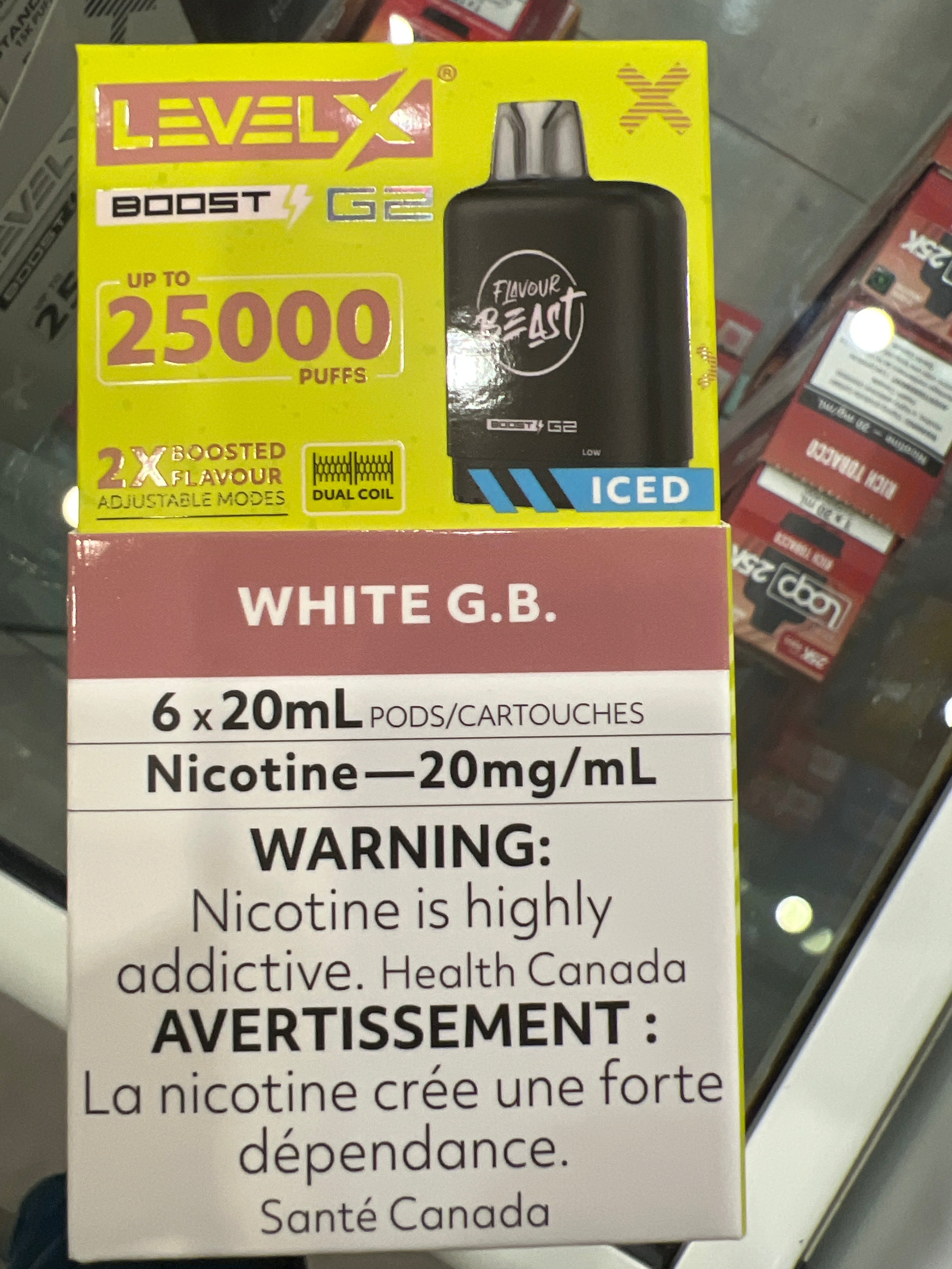 Flavour Beast Boost Level X PODS White GB ONT – Vape Collective
