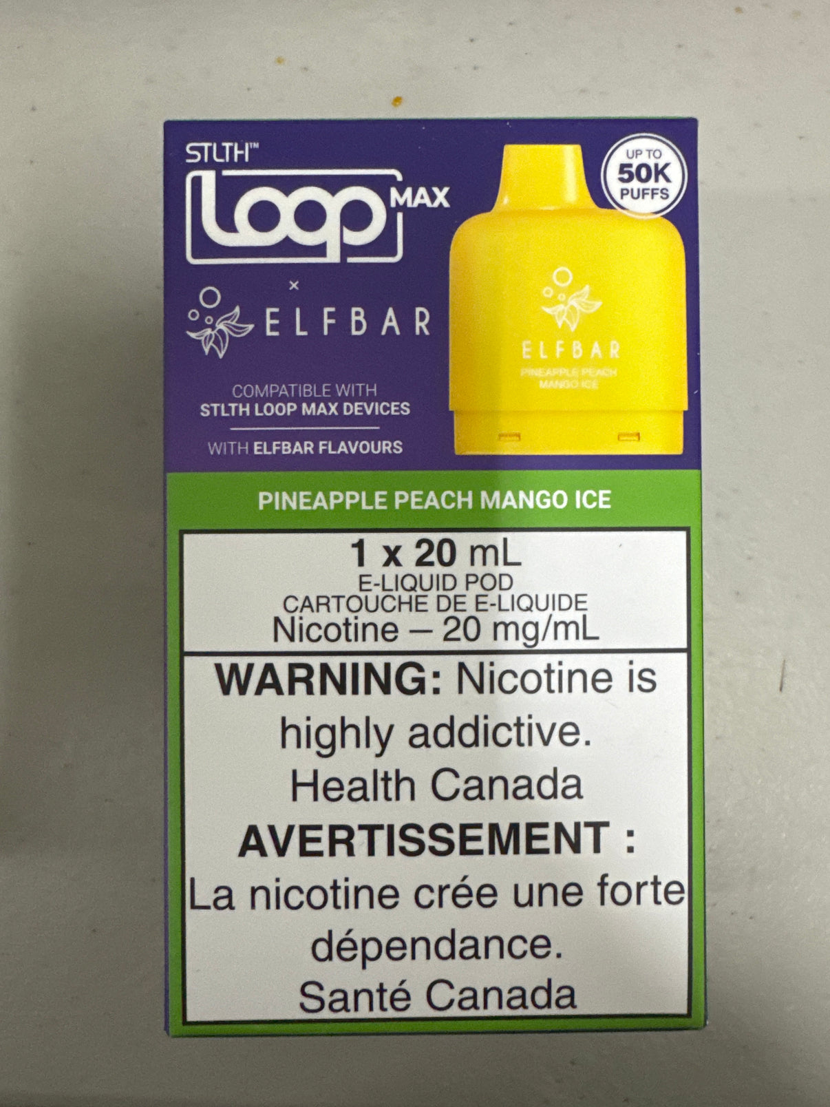STLTH LOOP x ELFBAR 50K Pods Pineapple Peach Mango Ice – Vape Collective