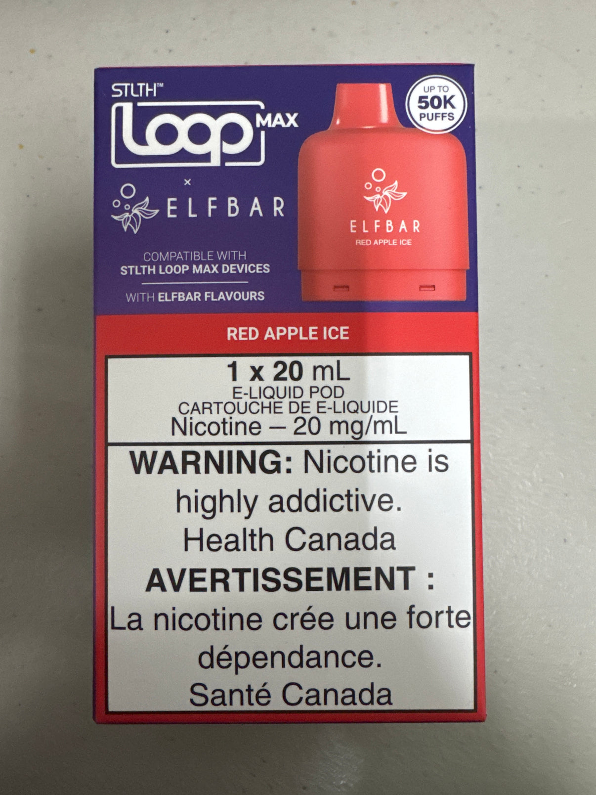 STLTH LOOP x ELFBAR 50K Pods Red Apple Ice – Vape Collective