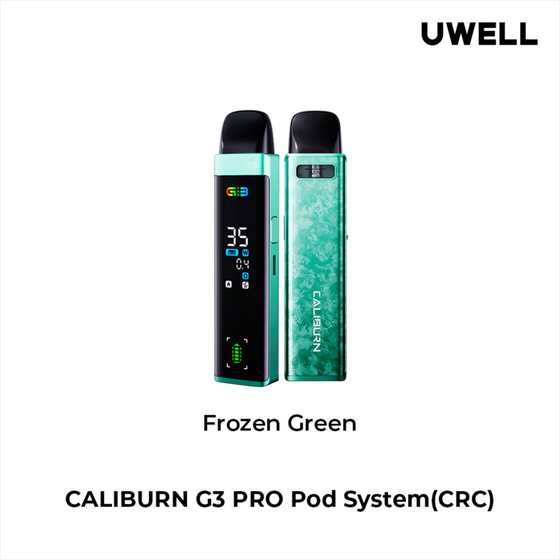 Caliburn G3 Pro Device Kit Frozen Green – Vape Collective